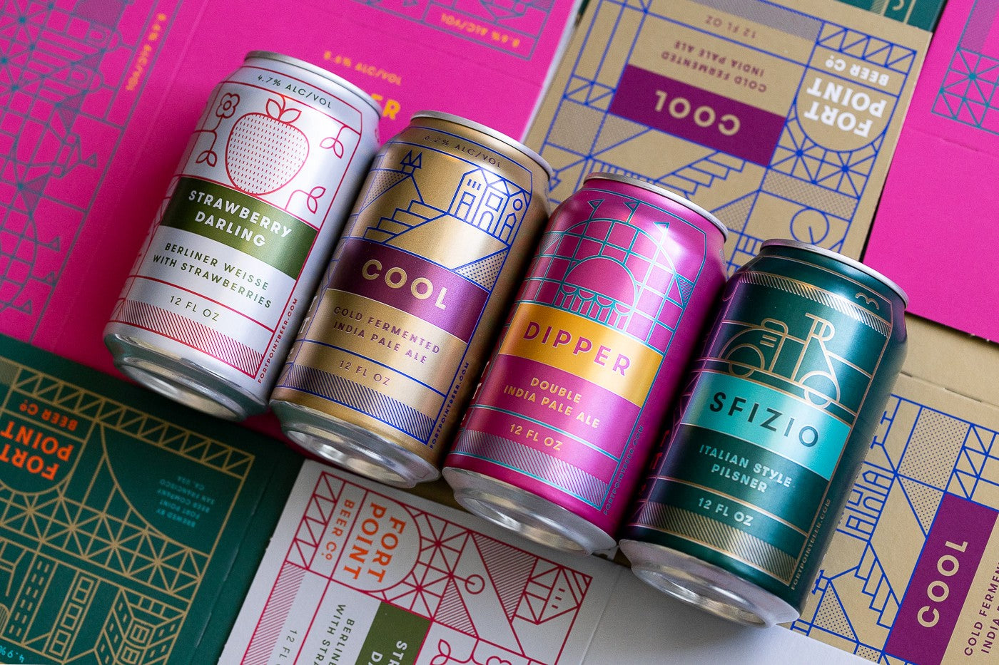 Announcing 4 New Beers from Fort Point Beer Company